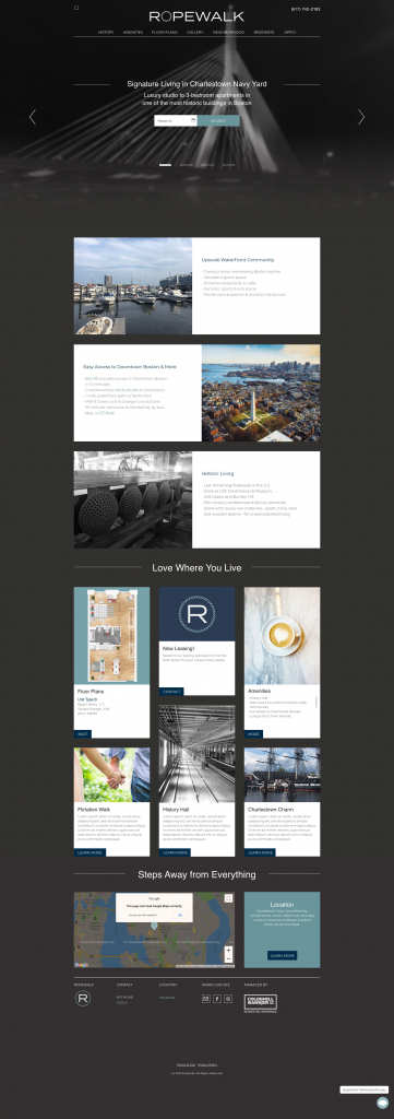 Apartment Building Logo, Branding & Web Design | Ropewalk Boston