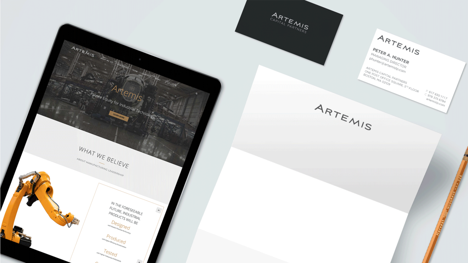 Private Equity Logo, Branding & Web Design | Artemis Capital