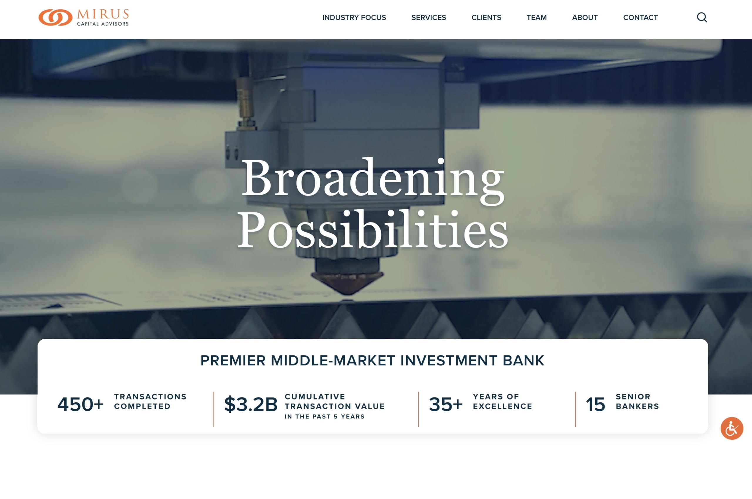 Top Investment Bank Website Design